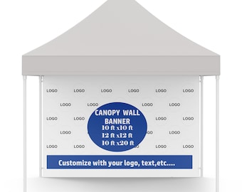 10x10 Canopy Banner - Etsy