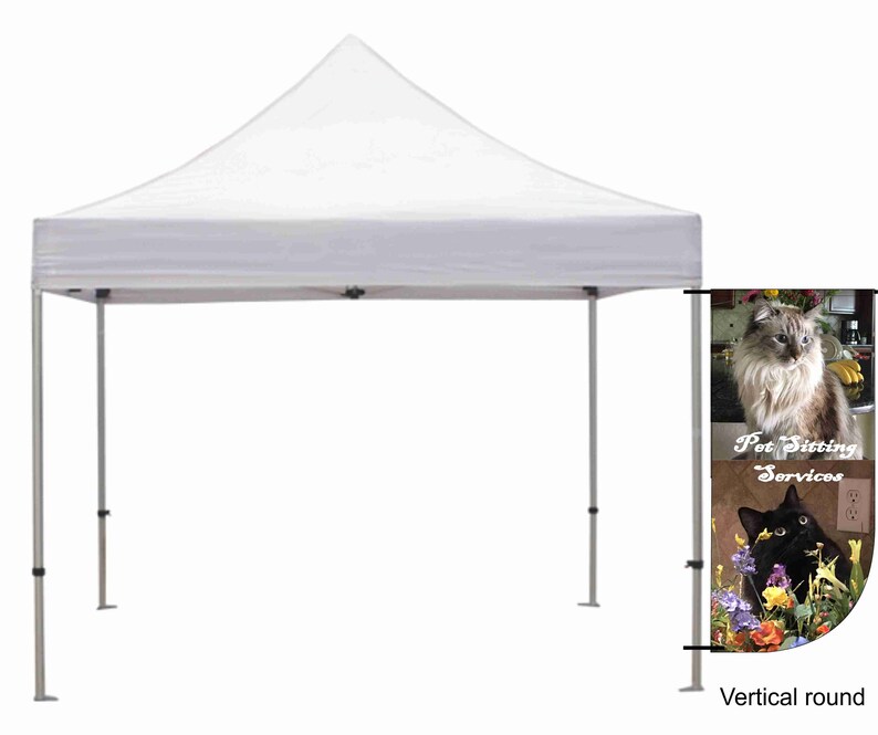 Tent Vertical Banner Vertical Banner Tent Side Banner - Etsy