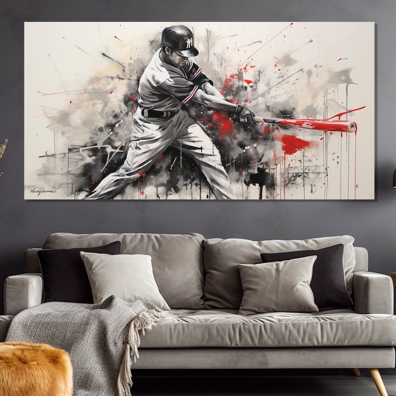 Baseball Wall Art - Etsy