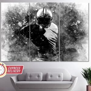 Football Canvas Print, Football Canvas Art, Football Print, Football ...