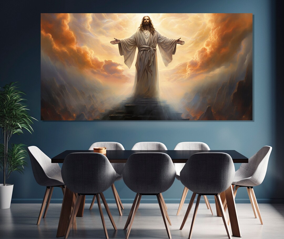 Religious Wall Art, Jesus Christ Canvas Print, Jesus Christ Poster ...