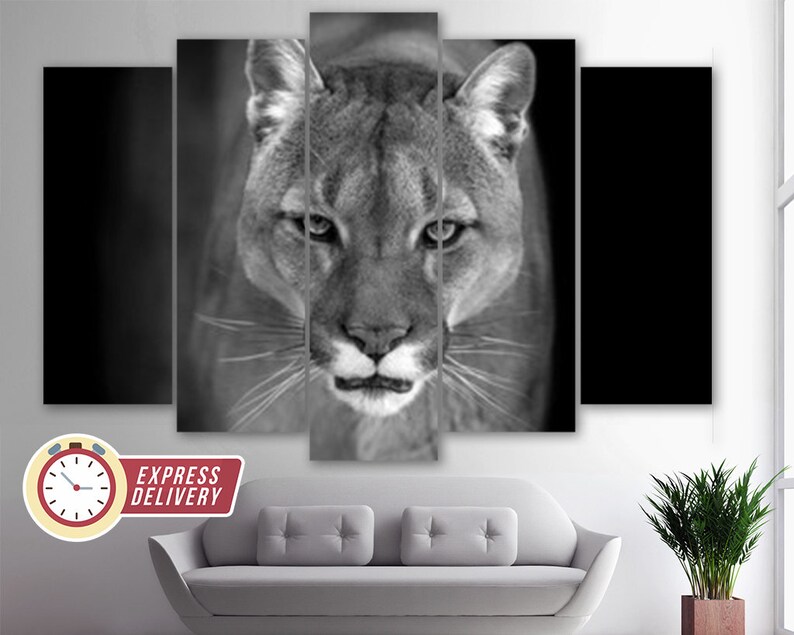 Puma Canvas Print Puma Photo Puma Face Puma Print Puma - Etsy