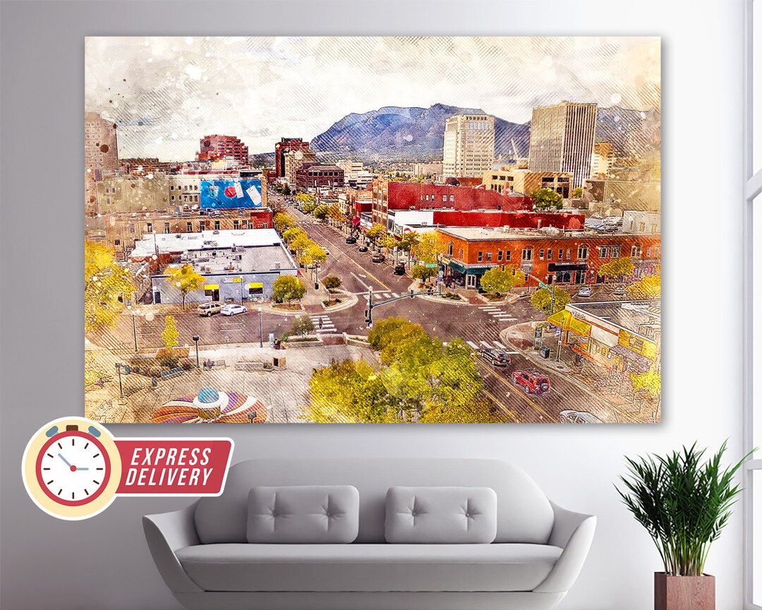 Colorado Springs Wall Art, Colorado Springs Downtown, Colorado Springs ...