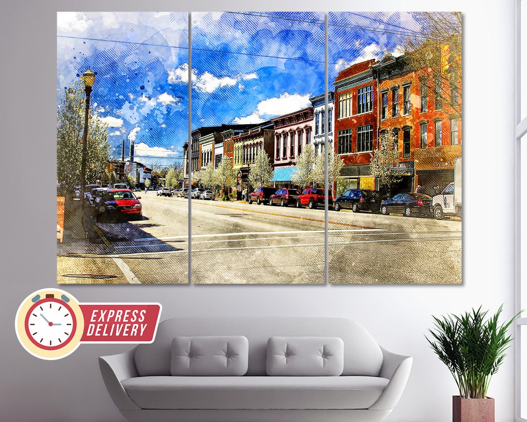 Madison Wall Art, Madison Canvas Art, Madison Skyline, Madison Canvas ...