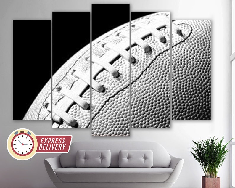 Football Ball Canvas Art Football Canvas Print Football - Etsy