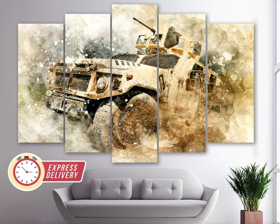 Military Tactical Vehicle Canvas Print Military Canvas Art - Etsy