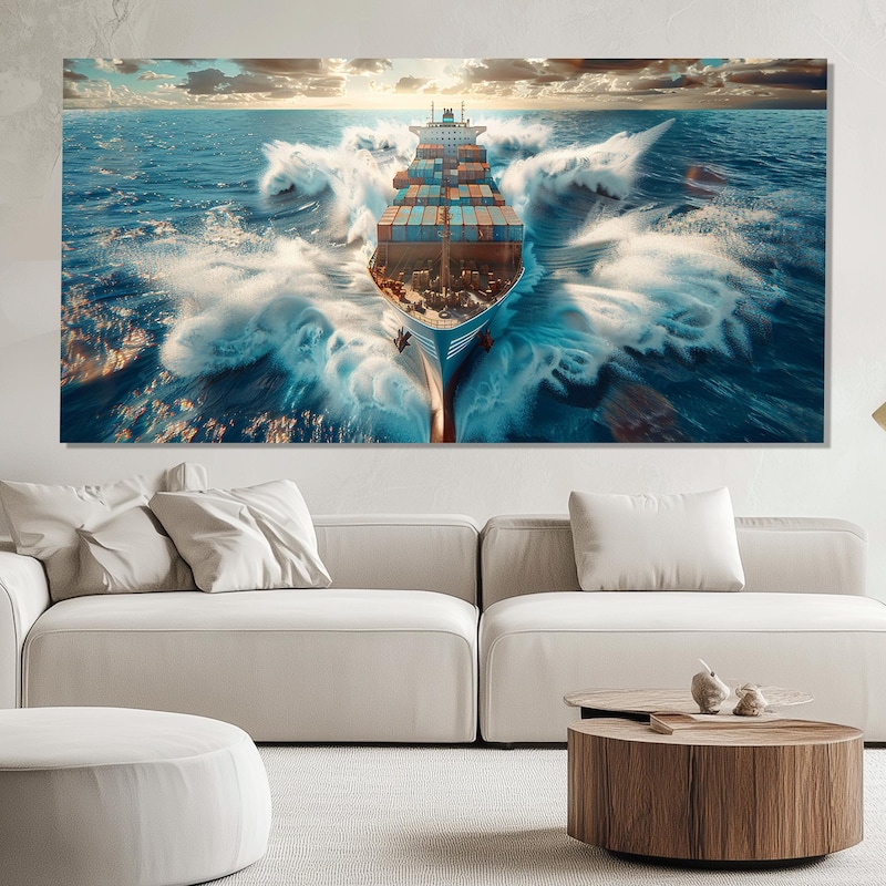 Ship Painting - Etsy