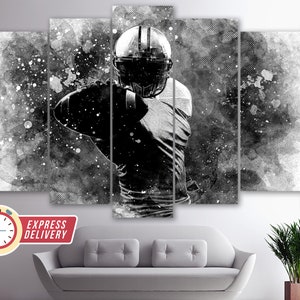 Football Canvas Print, Football Canvas Art, Football Print, Football ...