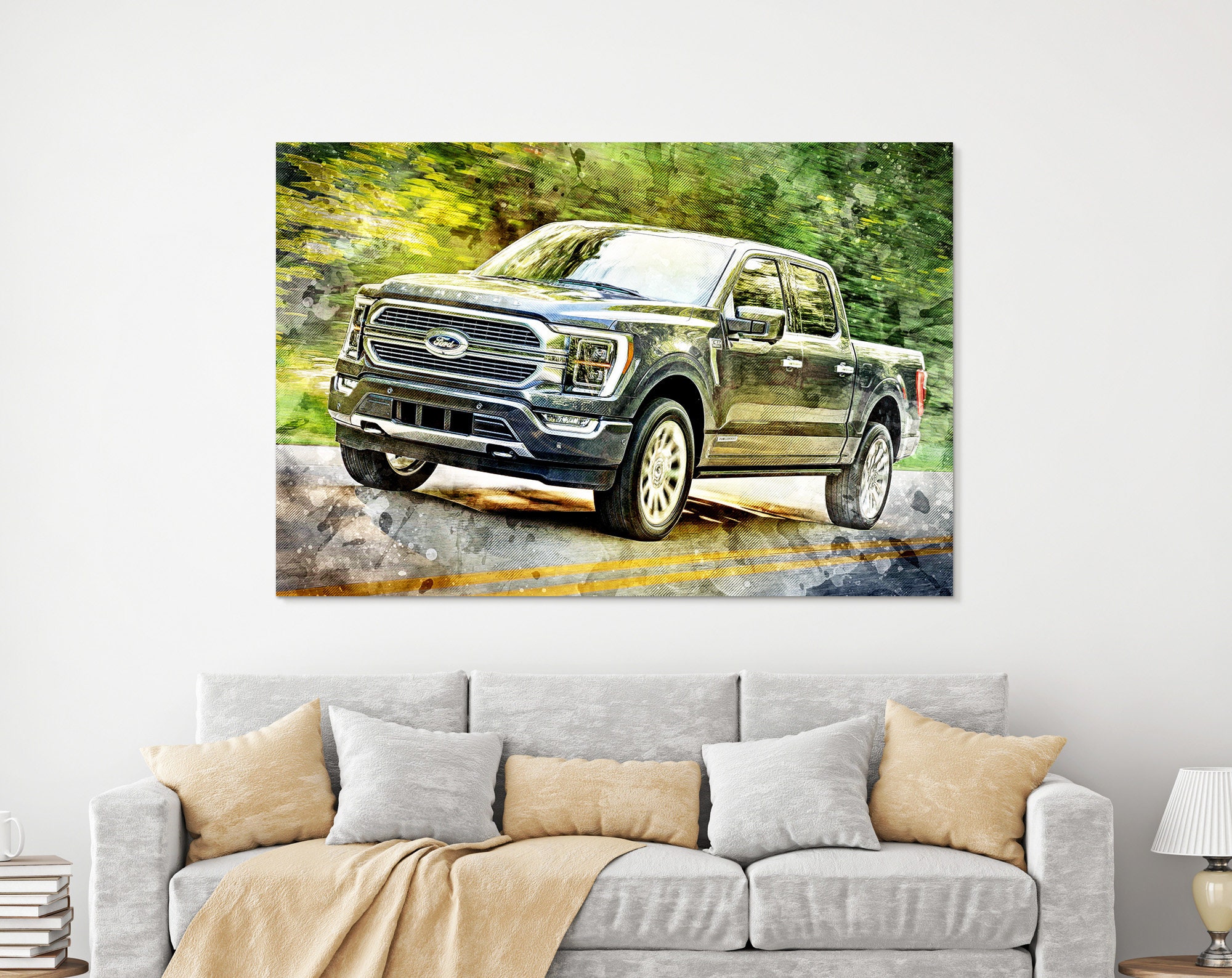 Ford F-150 Truck Canvas Print off Road Wall Art Ford Wall - Etsy UK