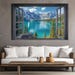 Banff National Park Lake View From Open Window Canvas Print, Alberta ...
