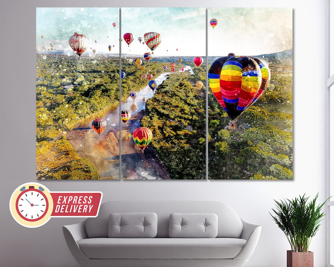 Albuquerque Balloon Fiesta Canvas Print, Albuquerque Wall Art ...