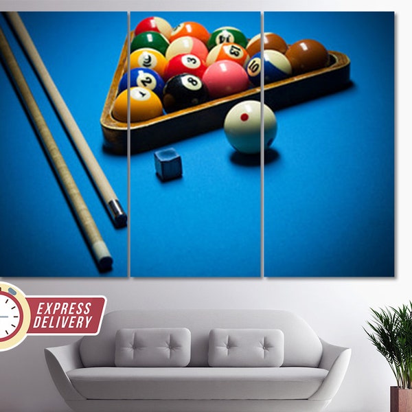 Billiards Wall Art - Etsy