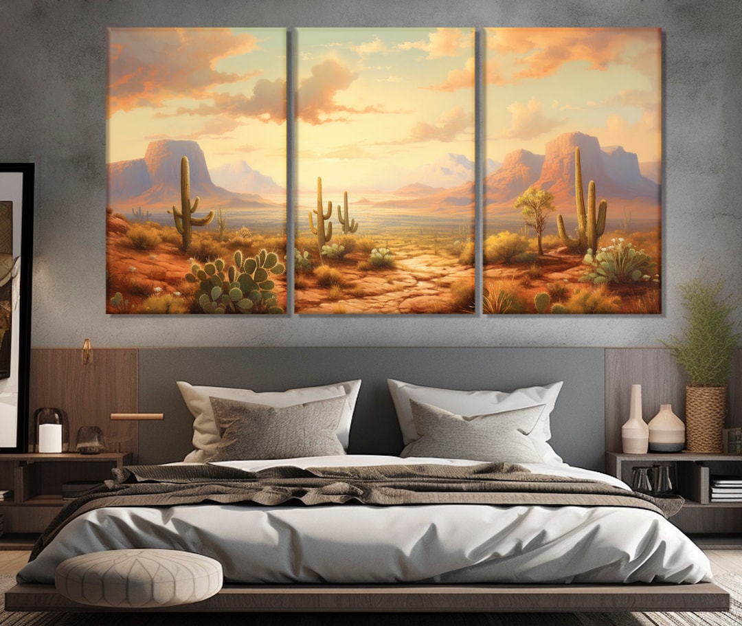 Arizona Desert Wall Art, Arizona Desert Canvas Print, Sonoran Desert ...