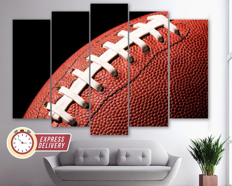 Football Ball Canvas Art Football Canvas Print Football - Etsy