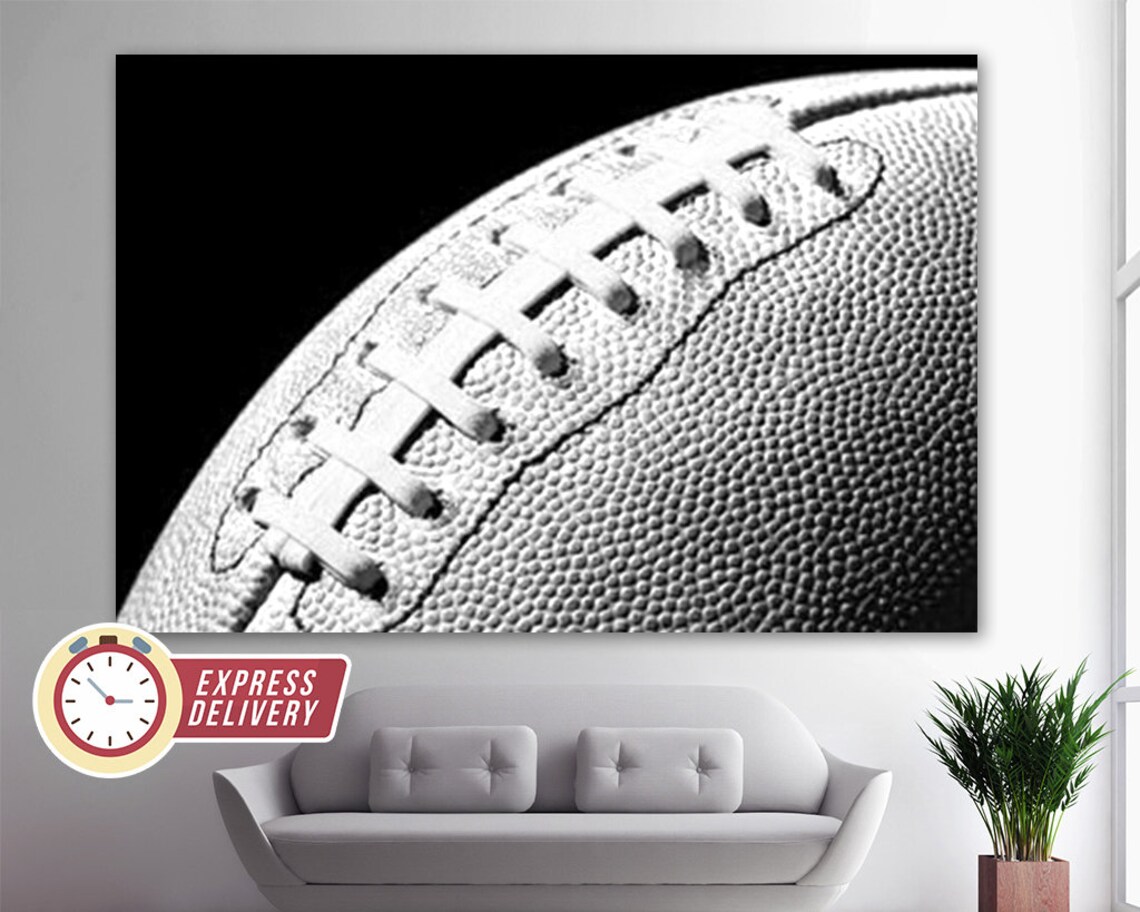 Football Ball Canvas Art Football Canvas Print Football | Etsy