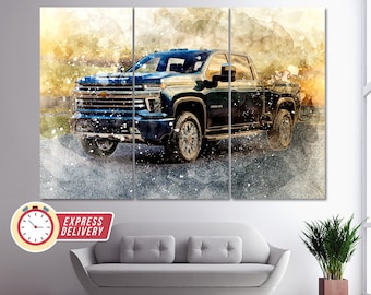 Chevrolet Silverado Poster - Etsy