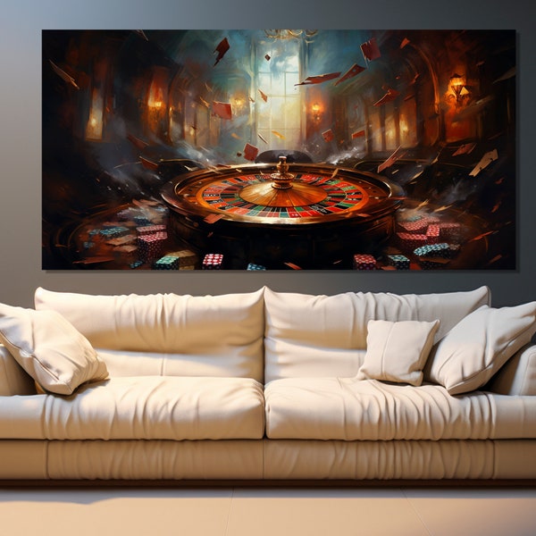 Casino Painting Art - Etsy