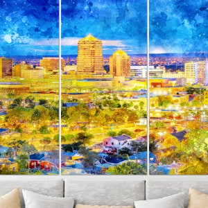 Albuquerque Wall Art, Albuquerque Canvas Print, New Mexico, Albuquerque ...