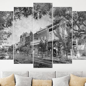 Provo Downtown, Utah Canvas Art, Utah Wall Art, Provo Print, Provo ...