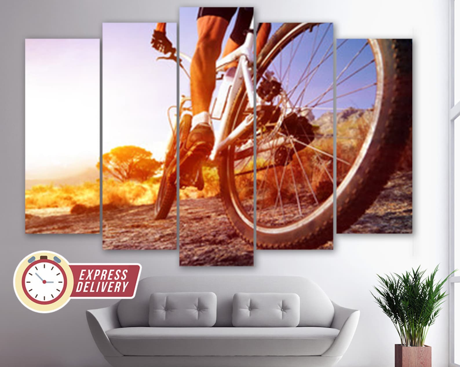 Mountain Bike Canvas Art Cycling Canvas Biking Photo Biker - Etsy
