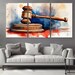 Abstract Judge's Gavel Watercolor Painting Printed on Canvas, Law Wall ...