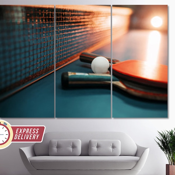 Tennis Table Wall Art - Etsy