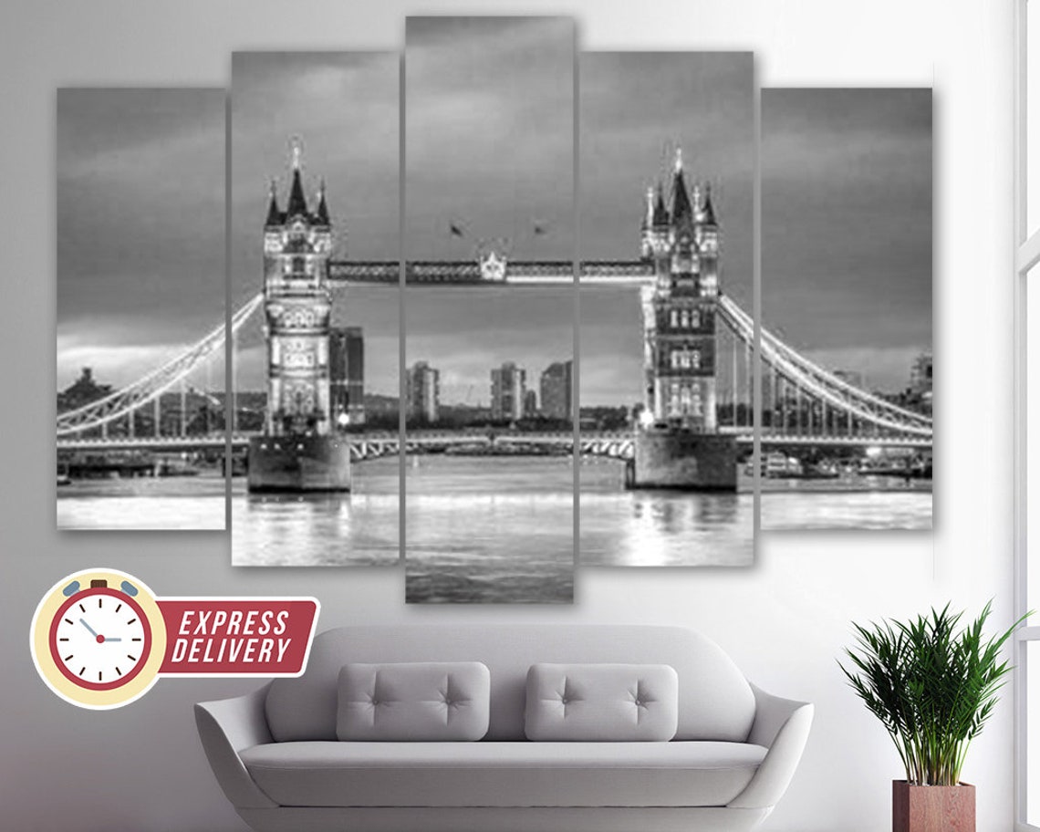 Tower Bridge Canvas Print London Canvas Print London Wall - Etsy
