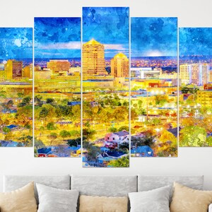 Albuquerque Wall Art, Albuquerque Canvas Print, New Mexico, Albuquerque ...