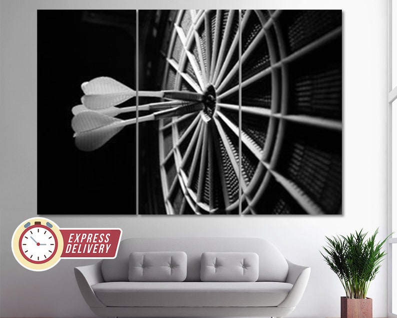 Darts Canvas Art Darts Fan Gift Darts Wall Art Darts Canvas - Etsy