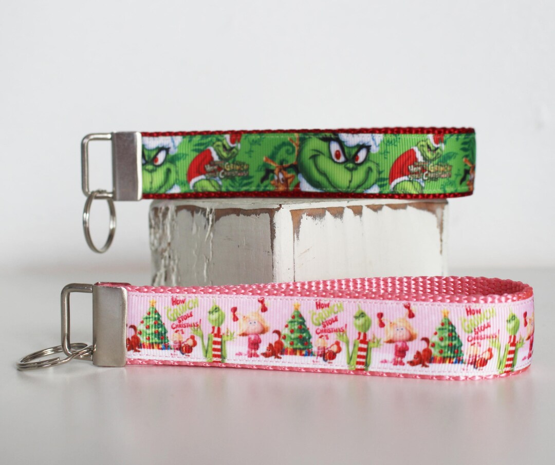 Merry Grinchmas Key Fob, Cindy Lou Who Key Wristlet, Grinch Key Fob ...
