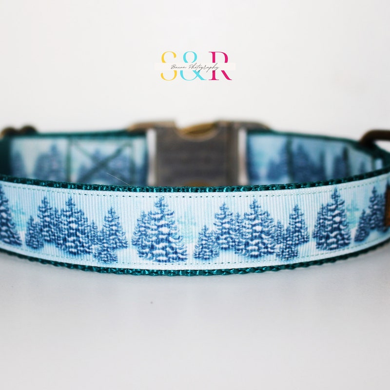 Dog Collar Snow Tree - Etsy