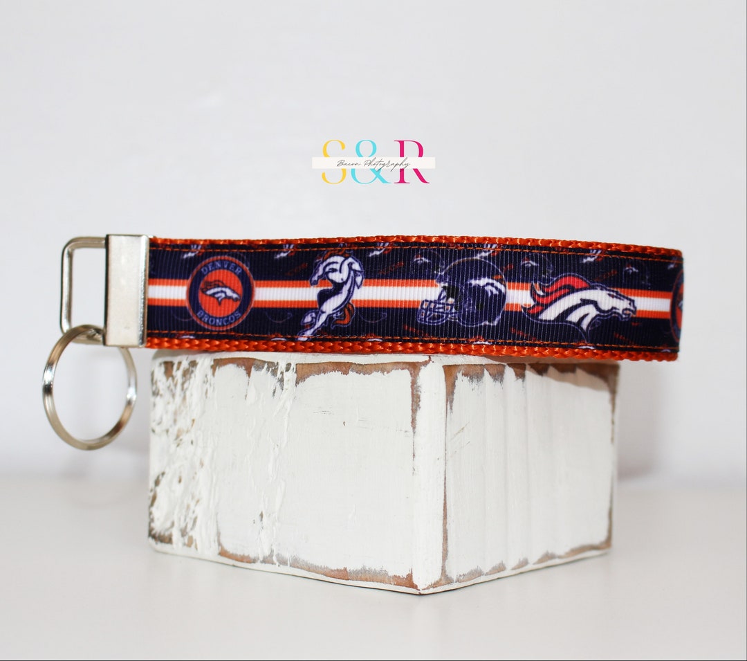 Denver Broncos Key Fob - Keyfob - Key Chain - Co Worker Gifts - Etsy