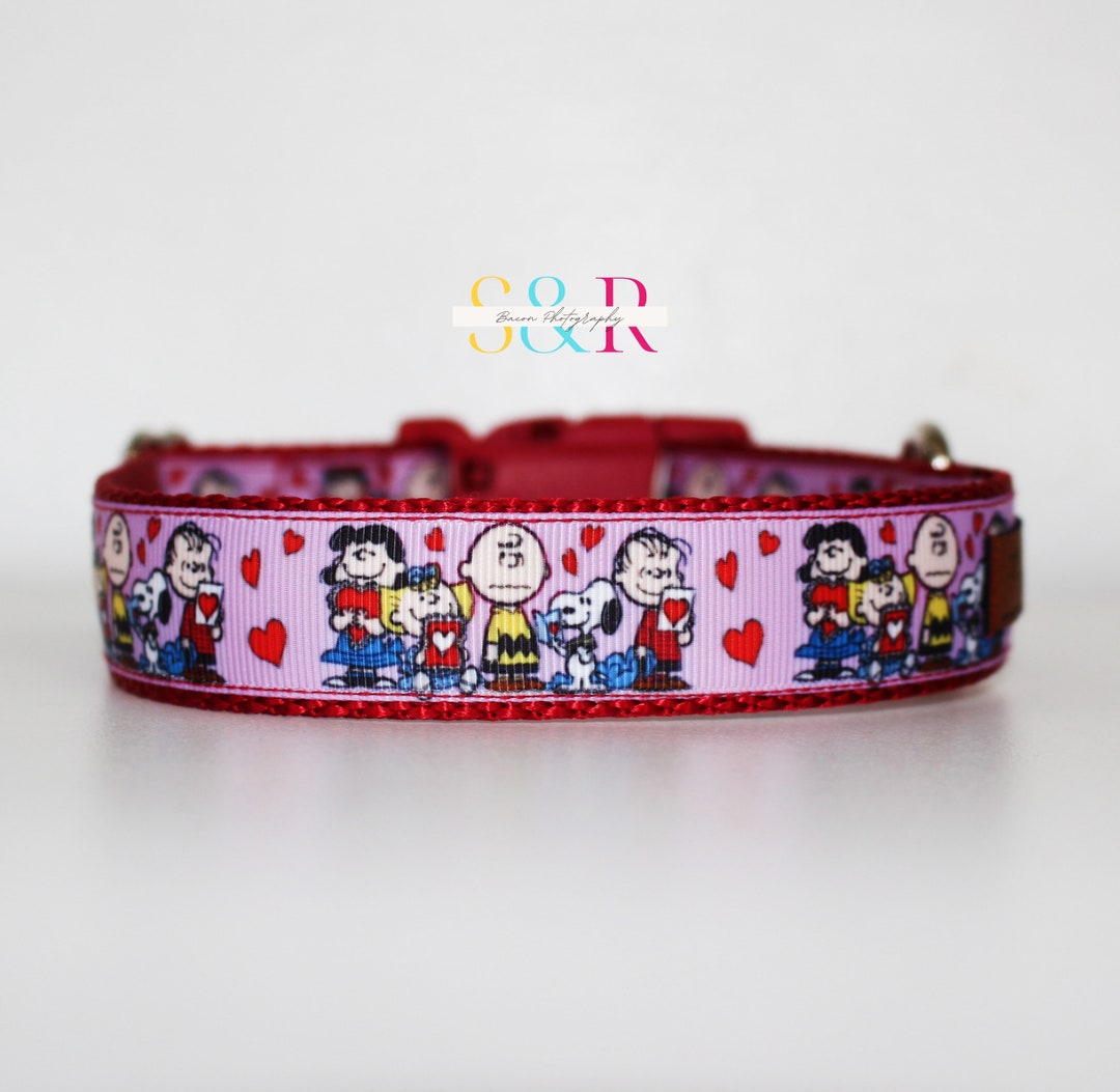 Hearts Dog Collar, Beagle & Best Friends Dog Collar, Valentines Dog ...