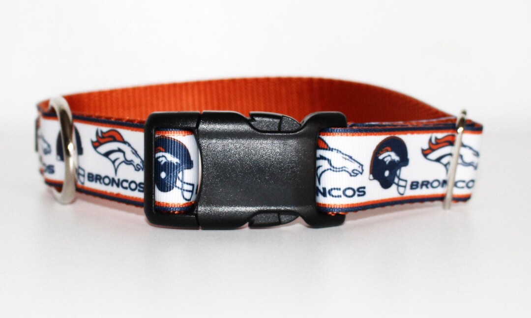 Denver Broncos Inspired Dog Collar Broncos Dog Collar Sports Dog Collar ...