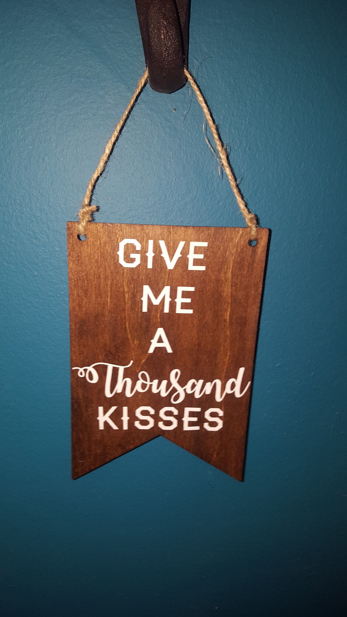 Outlander Inspired Valentine Mini Wall Hanging: Give Me a | Etsy