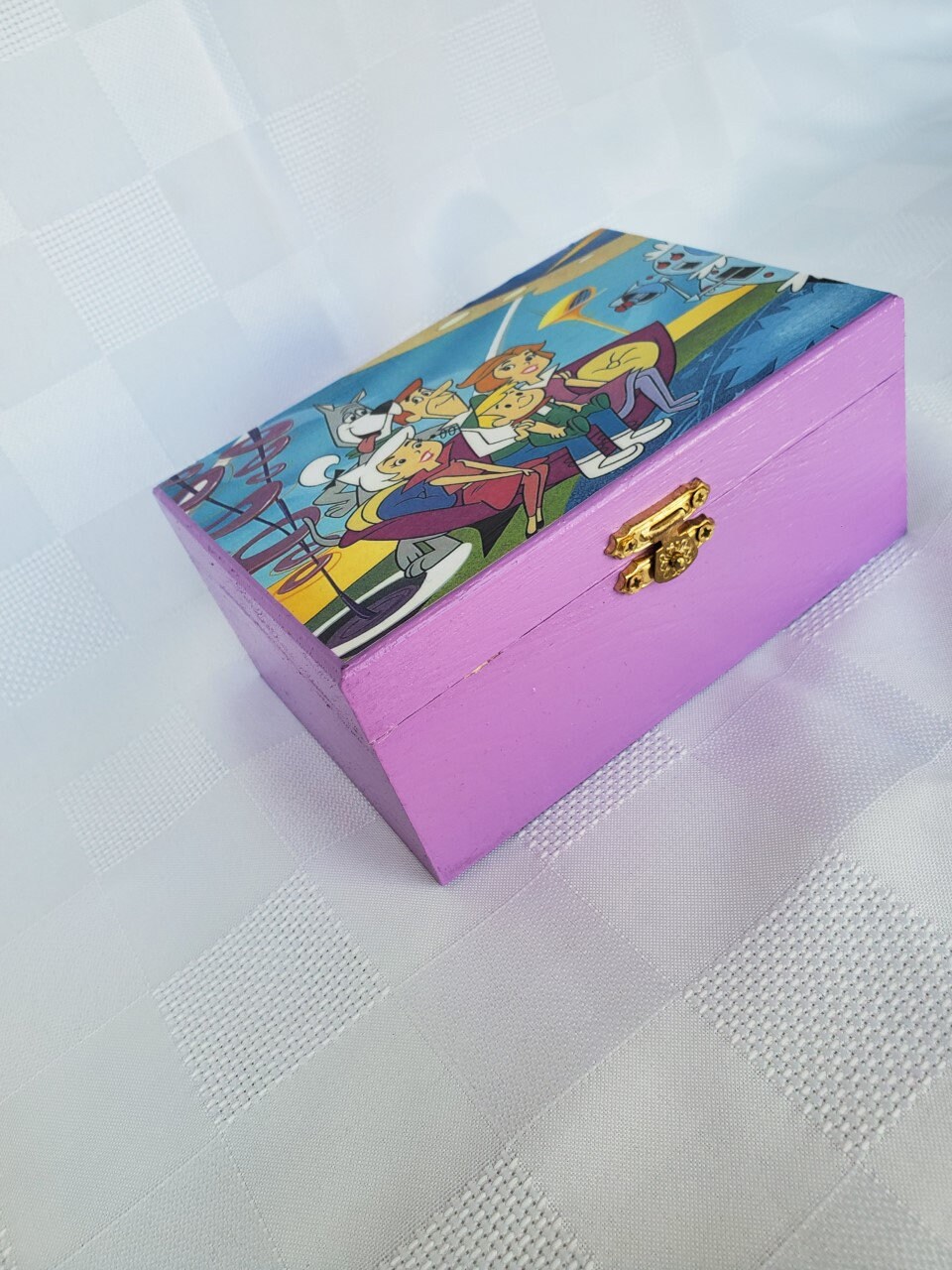 Jetsons Keepsake Box Joetsons Comics Collage Jewelry Box Jetsons Comic ...