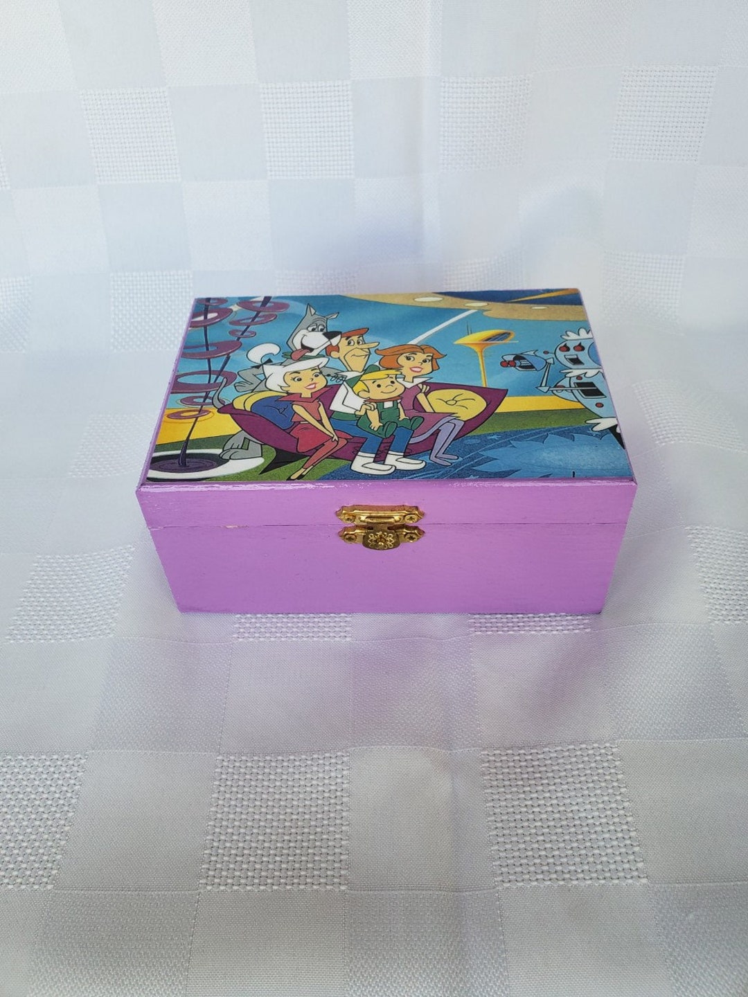 Jetsons Keepsake Box Joetsons Comics Collage Jewelry Box Jetsons Comic ...