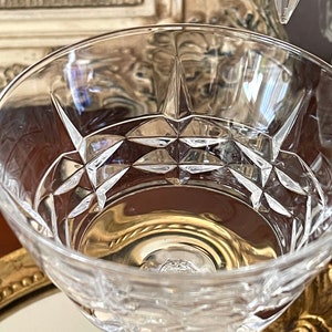 Set of 4 Beautiful Cut Crystal Champagne Glasses. Vintage French. - Etsy