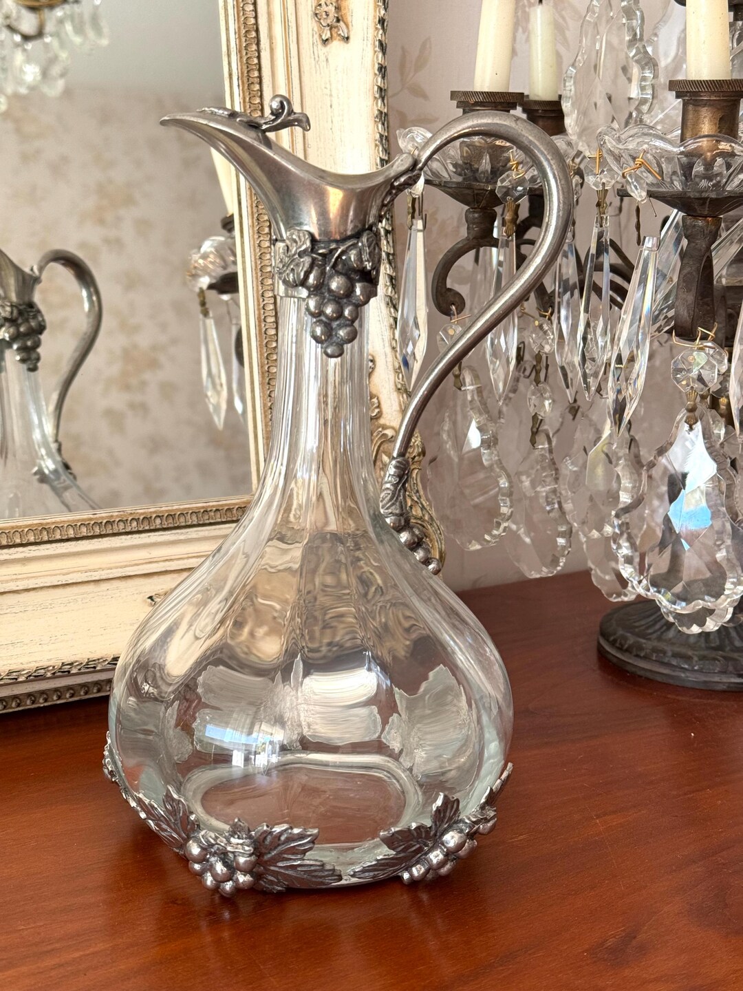 Old Wine Decanter. Ewer. Jean Goardère. Handmade. Vintage French - Etsy