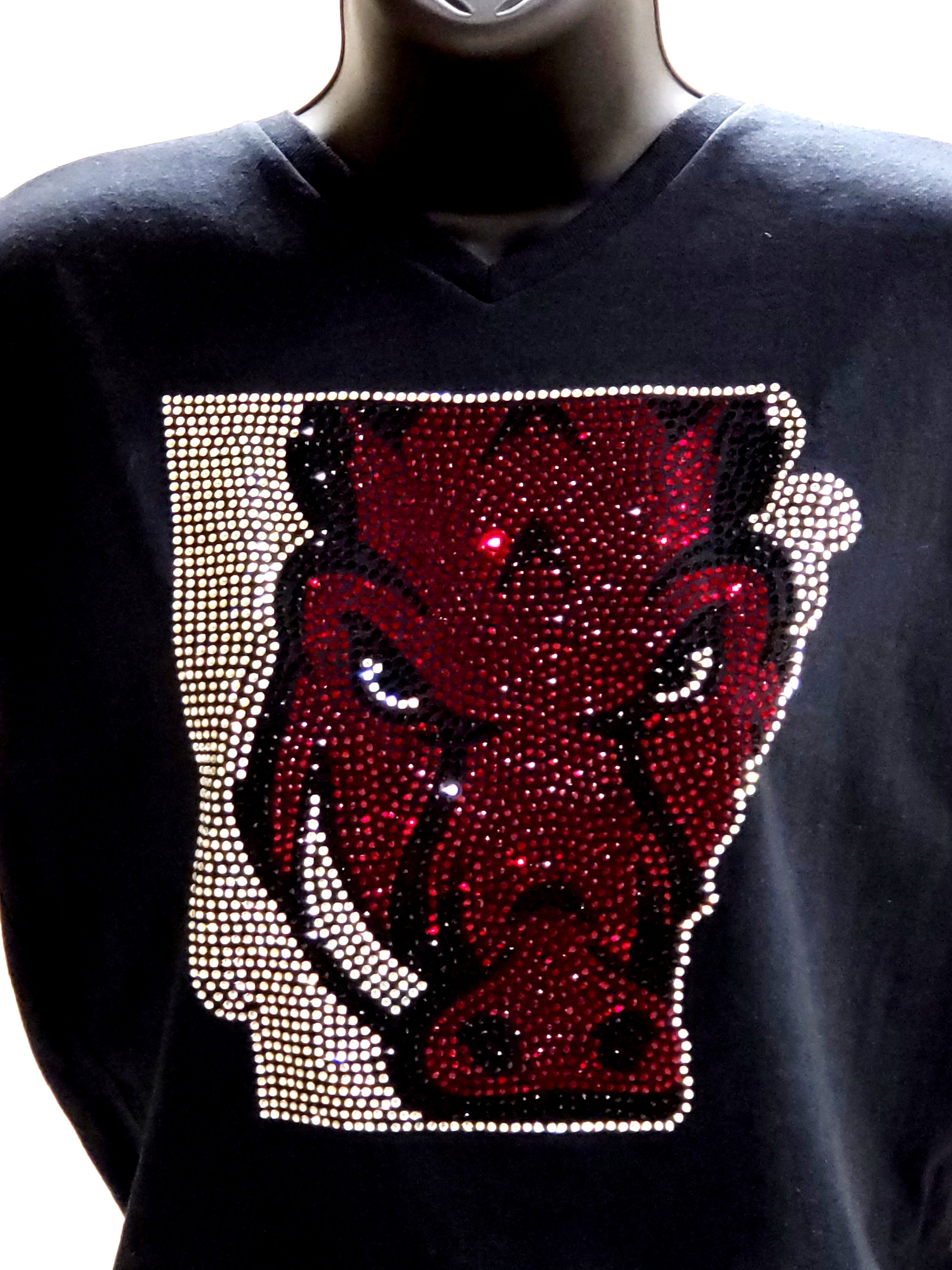 Arkansas Razorback State Rhinestone Women's Shirt - Etsy