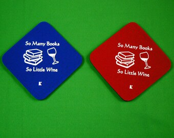 Book Club Coaster - Etsy