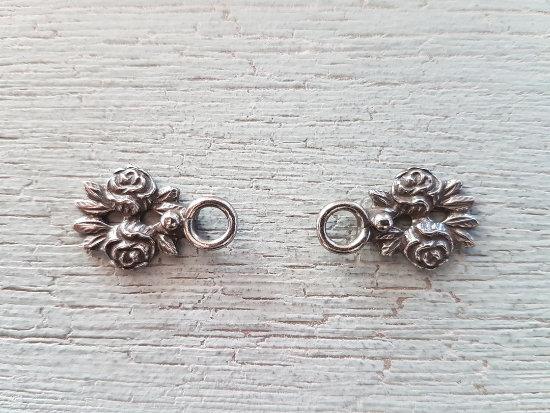 Bodice Eyelet With Roses, Silver, Lace Hooks, Lace Eyelets, Dirndl ...