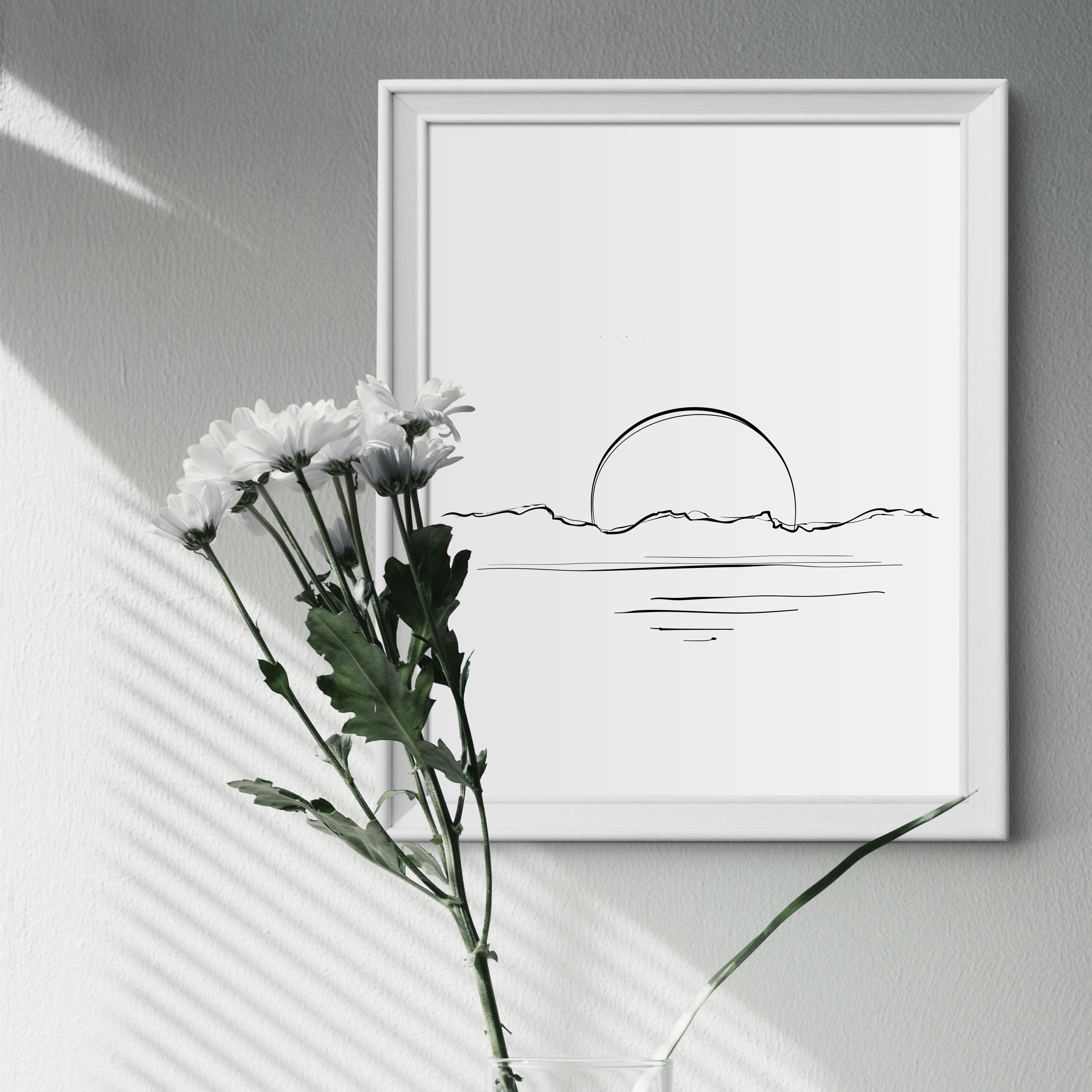 Horizon Line Art Printable Wall Art Minimalist Abstract - Etsy