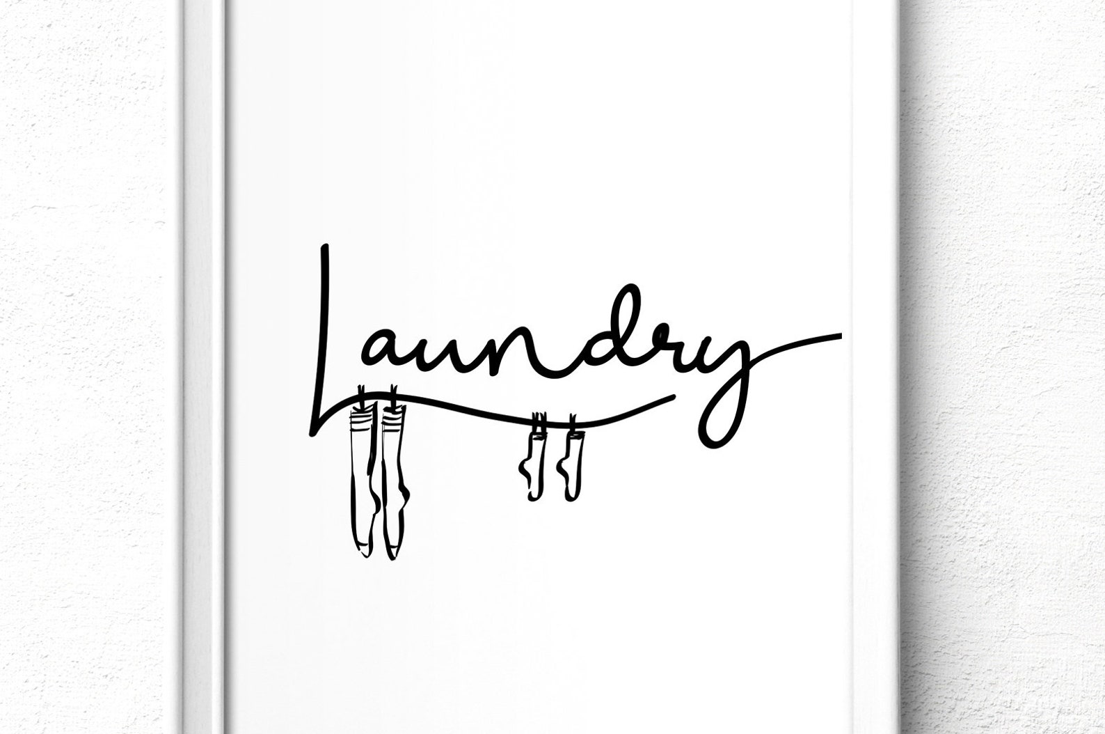 Laundry Room Decor Set of 2 Prints Printable Laundry Room - Etsy