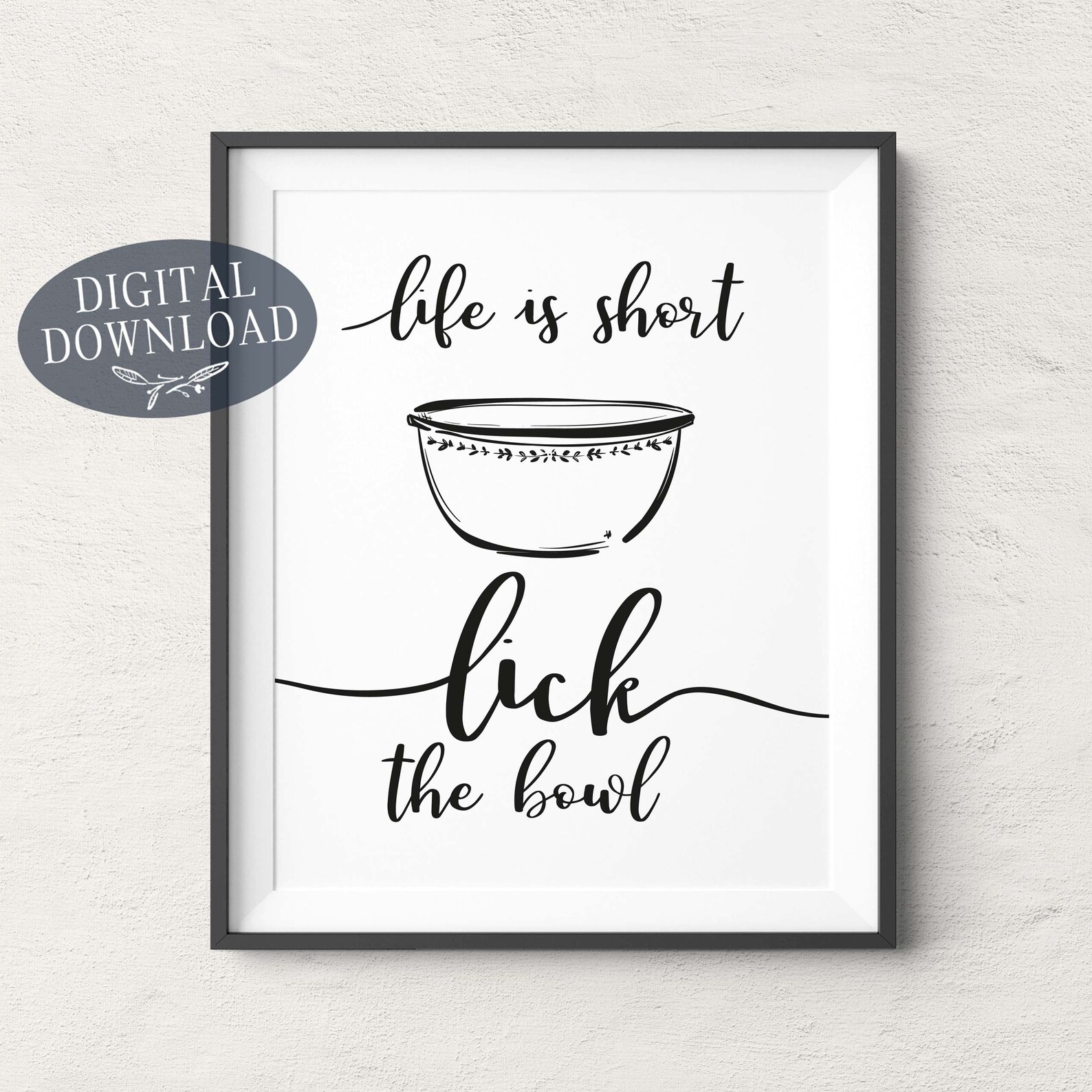 Funny Printable Kitchen Wall Art Gallery Wall Set of 6 - Etsy