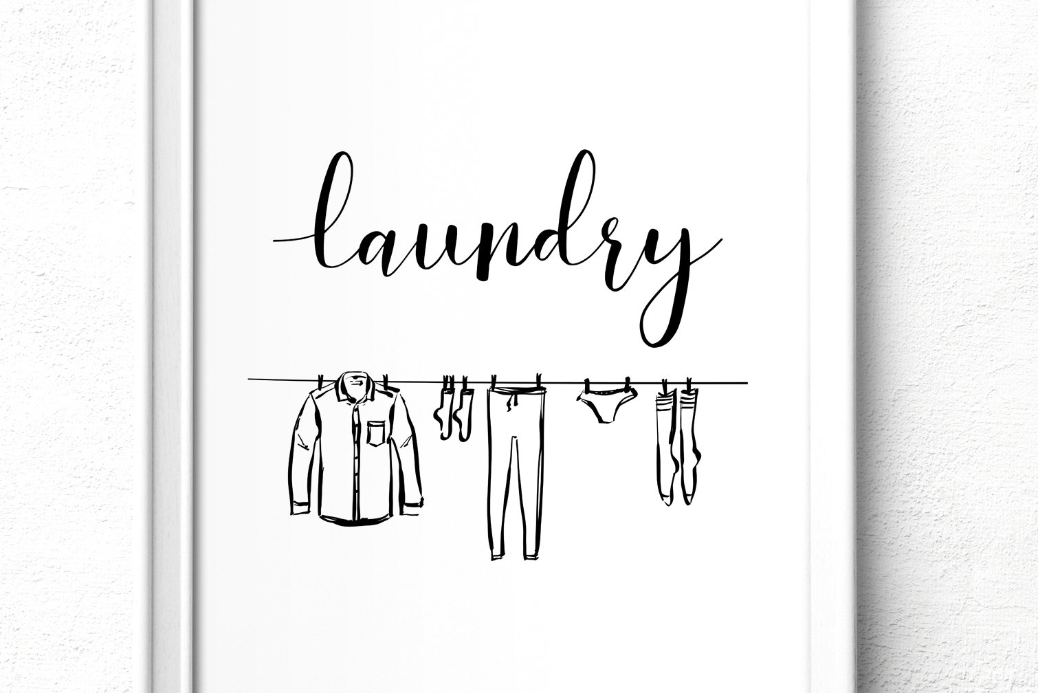 Laundry Room Decor Printable Artwork Set of 2 Prints | Etsy