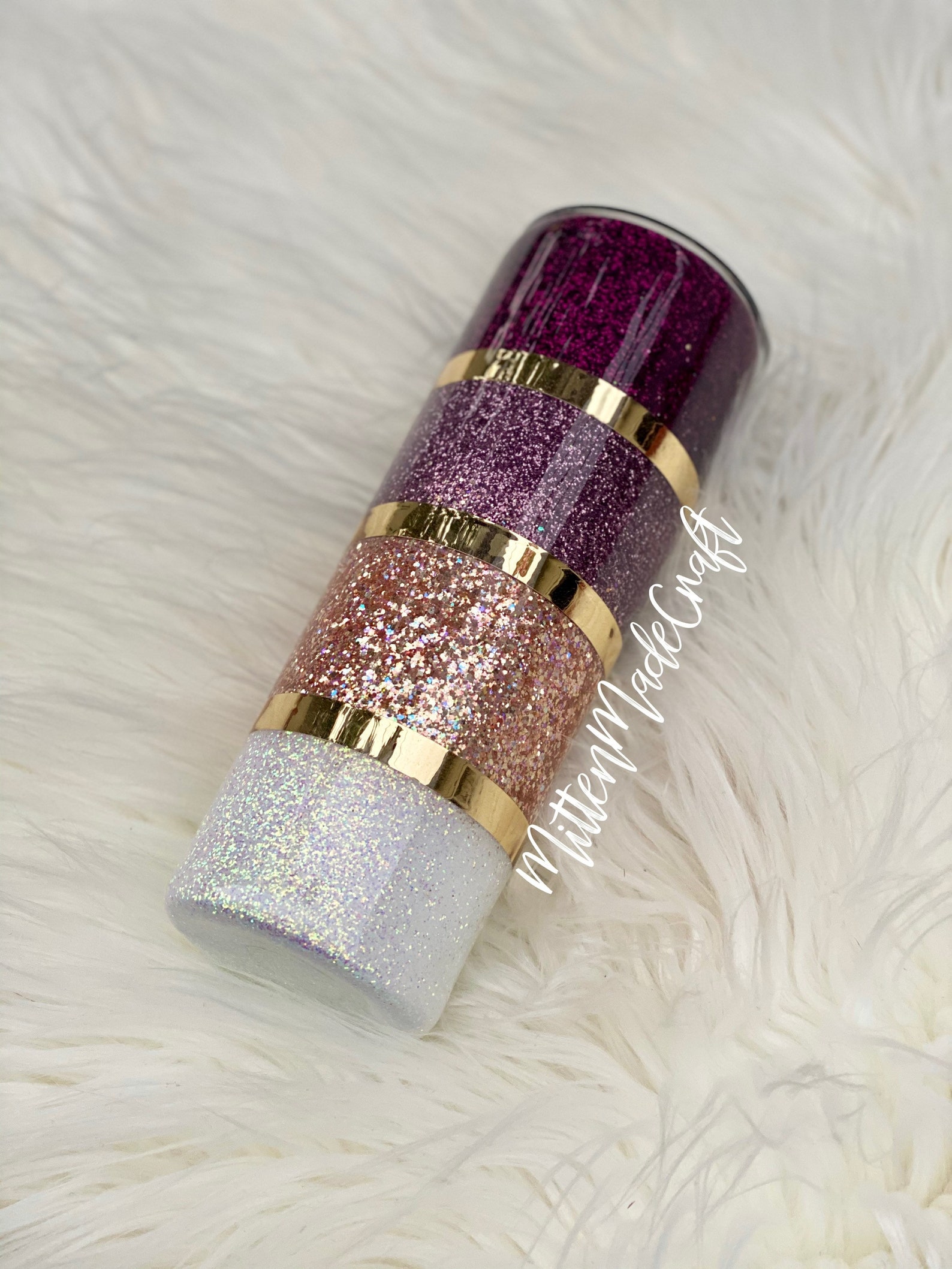 Split Glitter Tumbler Purple Glitter Tumbler Opal Glitter Tumbler ...