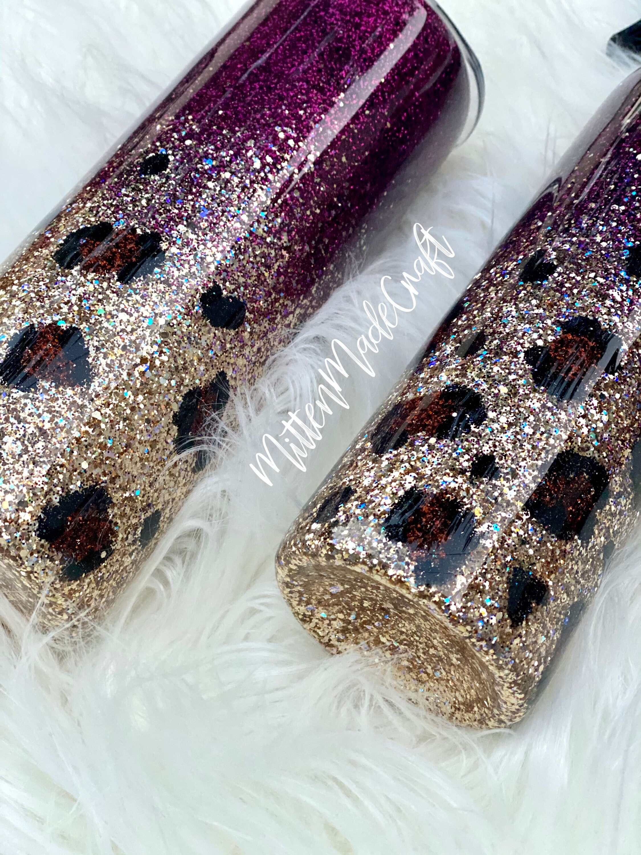 Burgundy & Gold Leopard Tumbler Maroon Leopard Tumbler - Etsy