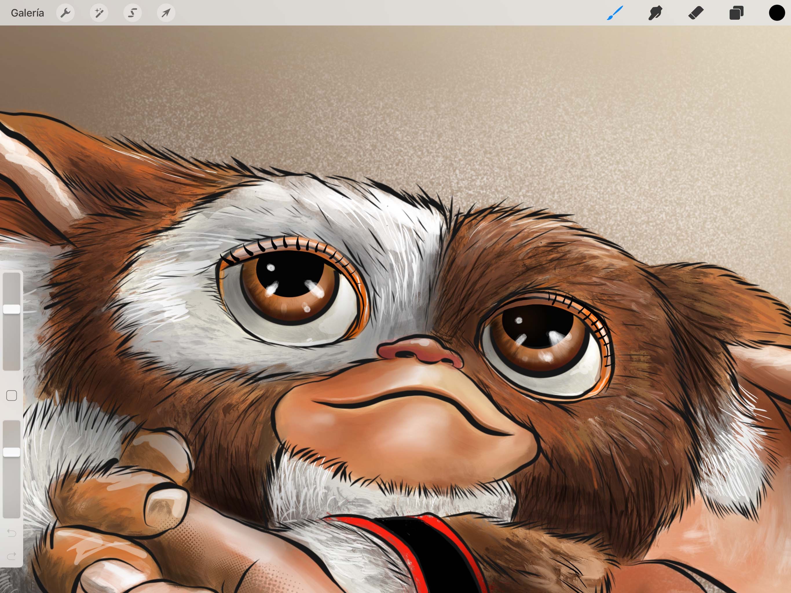 GIZMO Illustration. GREMLINS 2. A3 Format. Printable Art, Digital ...