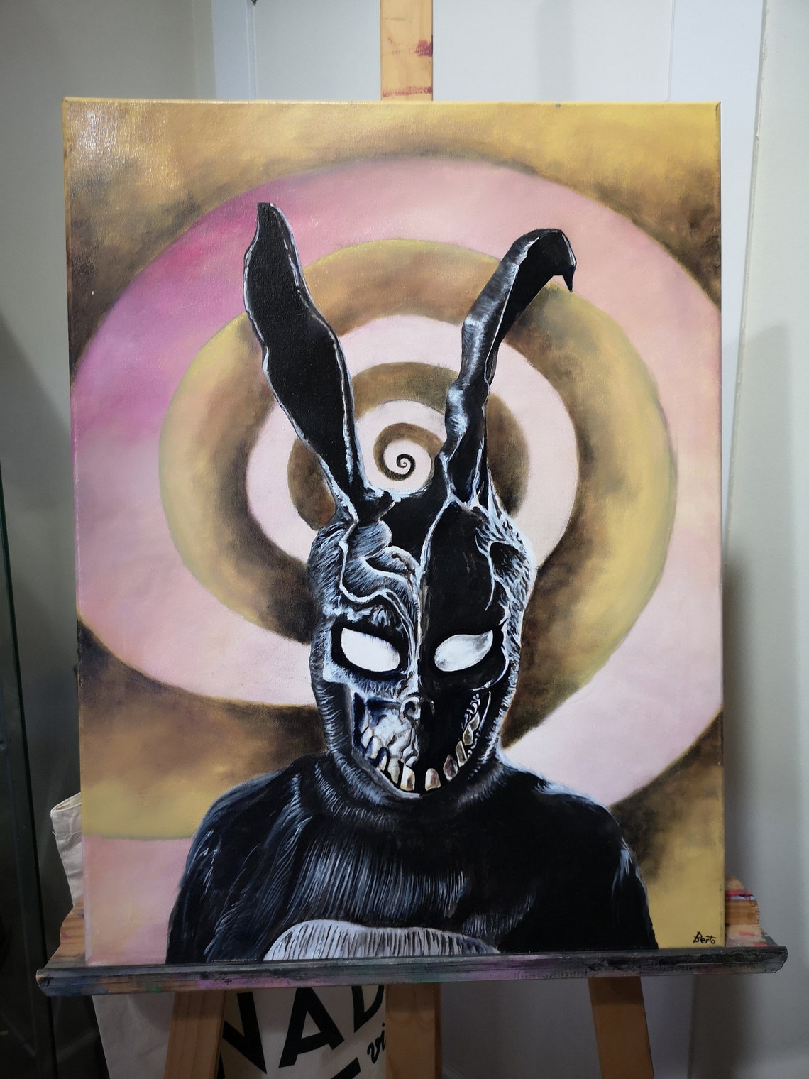 Illustration DONNIE DARKO. Rabbit Frank. Frank the Rabbit. - Etsy